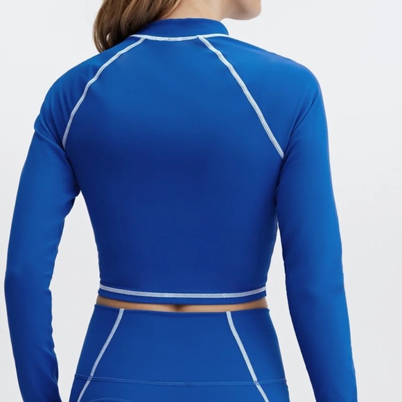 Fabletics | Tops | Fabletics Long Sleeve Crop Top | Poshmark